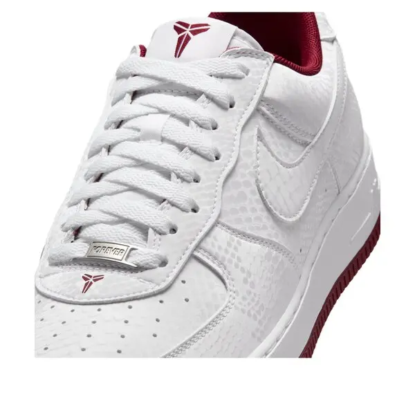Nike X Kobe Bryant Air Force 1 Low 'lower Merion Aces White - White/team Red