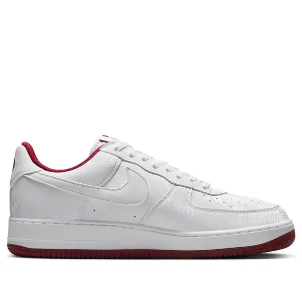 Nike X Kobe Bryant Air Force 1 Low 'lower Merion Aces White - White/team Red
