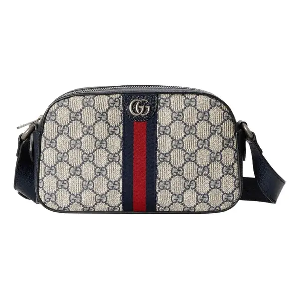 Gucci Ophidia Gg Shoulder Bag - Beige/blue