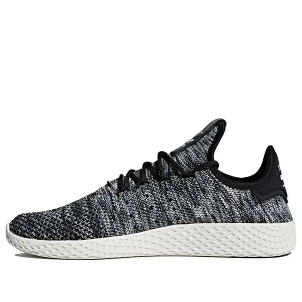 Adidas Pharrell X Tennis Hu Primeknit 'oreo' Sneakers - Black/white