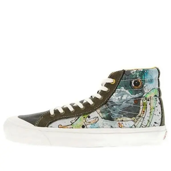 VANS Ralph Steadman X Style 138 Lx "frog" High Top Sneakers - White