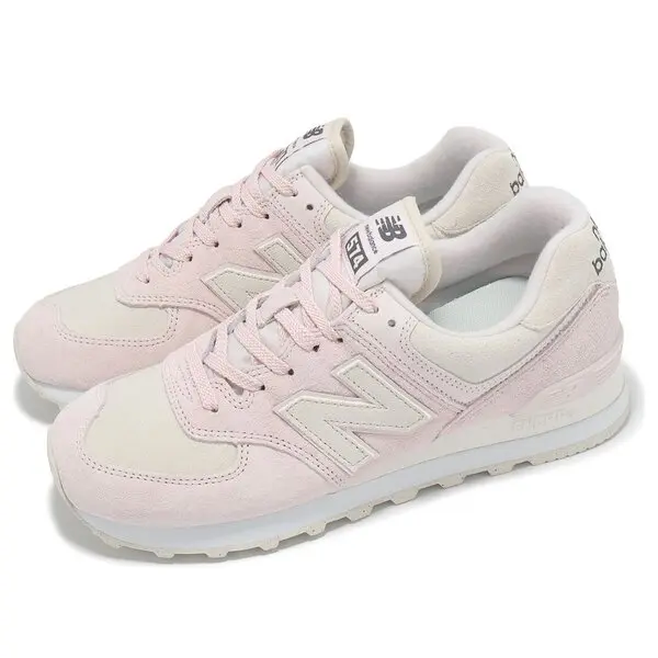 NEW BALANCE 574 Low Top Sneakers - Pink Granite/linen/sea Salt