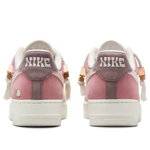 Nike Force 1 '07 Lx 'mushroom' Sneakers - Sail/pink Foam/elemental Pink