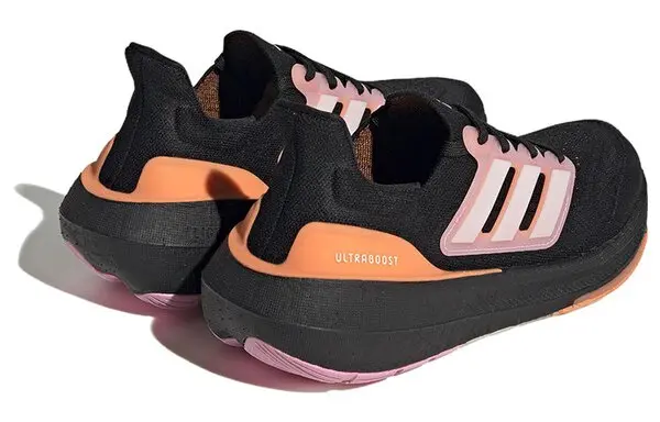 Adidas Ultraboost Light Sneakers - Core Black/white Tint/beam Pink