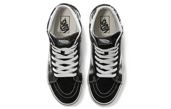 VANS Sk8-hi Reissue High Top Sneakers - Black/white