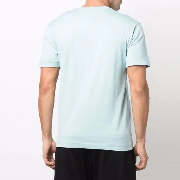 Stone Island Logo Patch T-shirt - Aqua