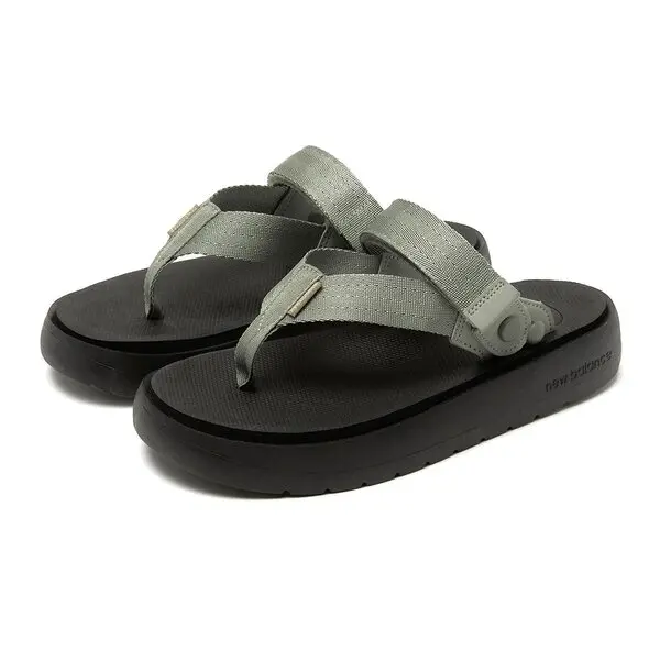 NEW BALANCE N-flip Sandals - Olive Green/black