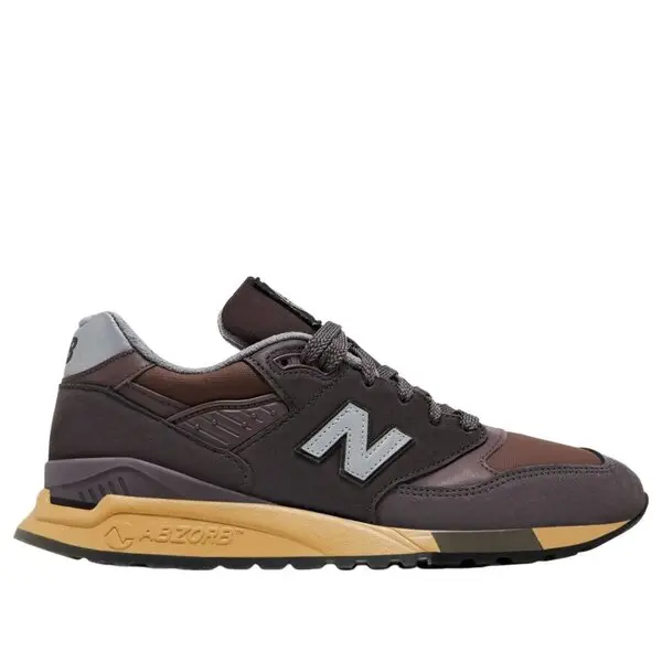 NEW BALANCE X Stone Island 998 Miusa ‘raso Gommato - Mauve/deep Plum/copper Maroon