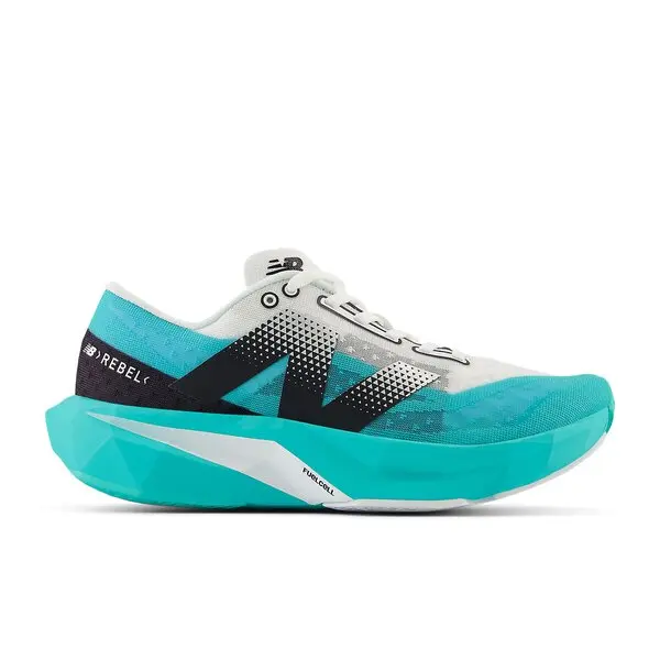 NEW BALANCE Fuelcell Rebel V4 D Wide Athletic Sneakers - Teal/white