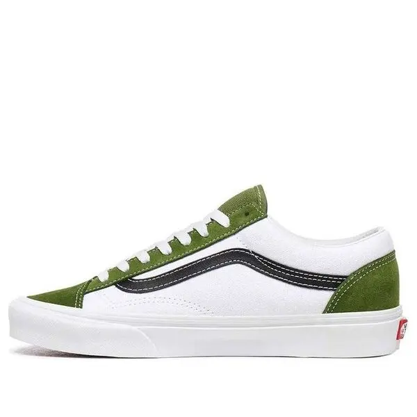 VANS Style 36 Retro Sport Low Top Sneakers - Green/white