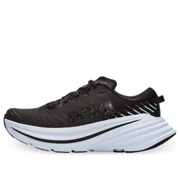 Hoka One One Bondi X Running Shoes - Black/white