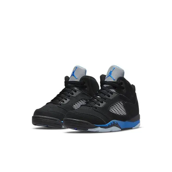 JORDAN 5 Retro Sneakers - Black/racer Blue-reflective Silver