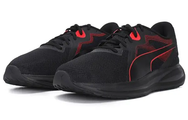 PUMA Twitch Runner Sneakers - Black/red