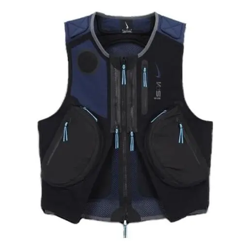 Nike Ispa Gilet 2.0 Vest Asia Sizing - Black Midnight Navy