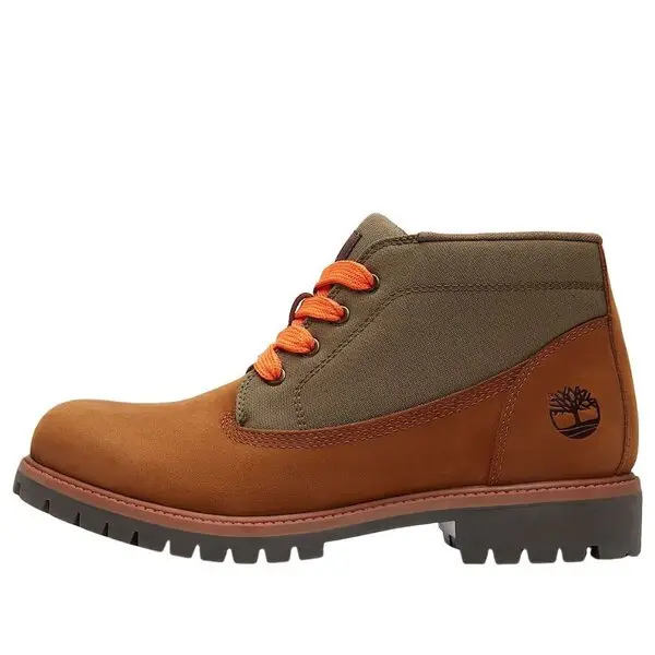 Timberland Premium Mid Lace Chukka Boots - Medium Brown/nubuck