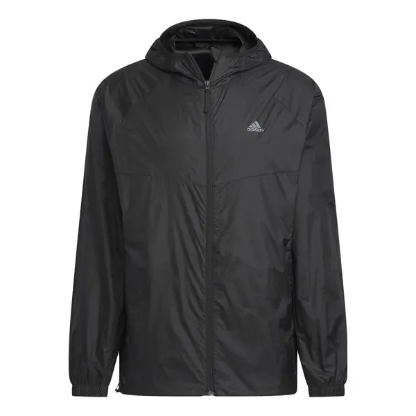 Adidas Lw Upf Windbreaker Jacket - Black