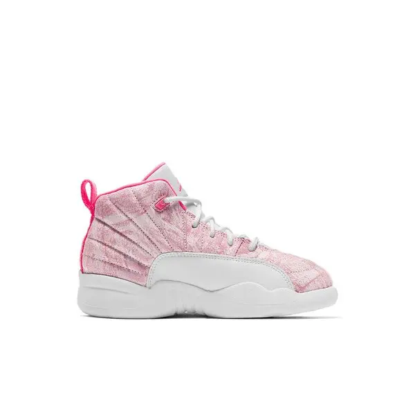 JORDAN 12 Retro 'arctic Pink' Sneakers - Pink/white