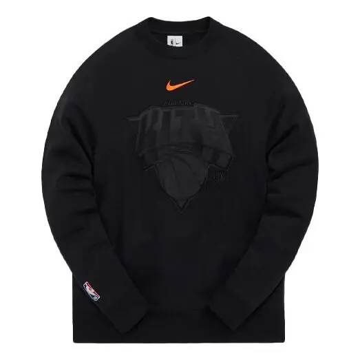 Kith X Nike New York Knicks Fleece Crewneck - Black