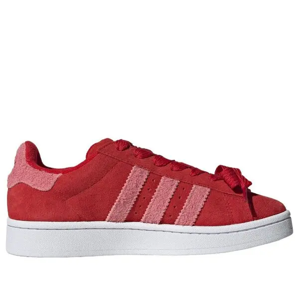 Adidas Campus 00s Low Top Sneakers - Better Scarlet/pink Spark/cloud White
