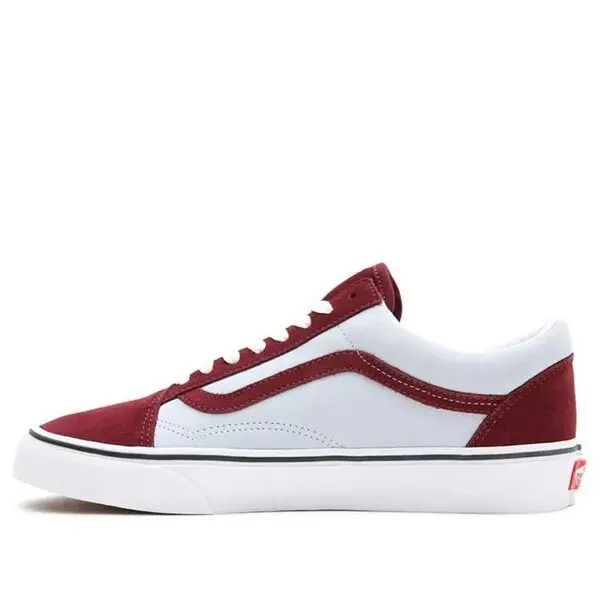VANS Suede Old Skool Sneakers - Grey/red