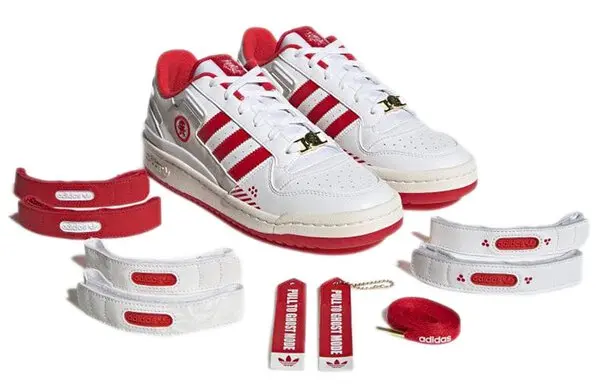 Adidas Quiccs X Forum Low 'teq63' Low Top Sneakers