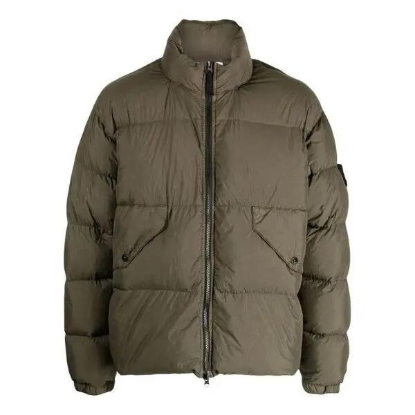 Stone Island Puffer Down Jacket - Olive Green