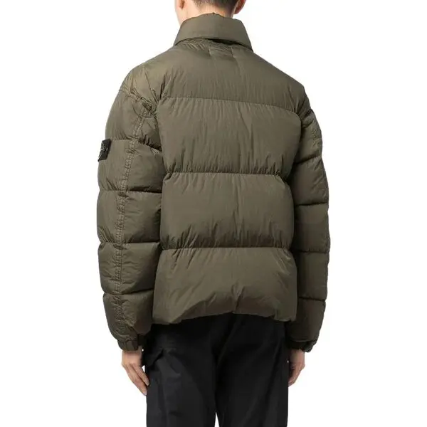 Stone Island Puffer Down Jacket - Olive Green