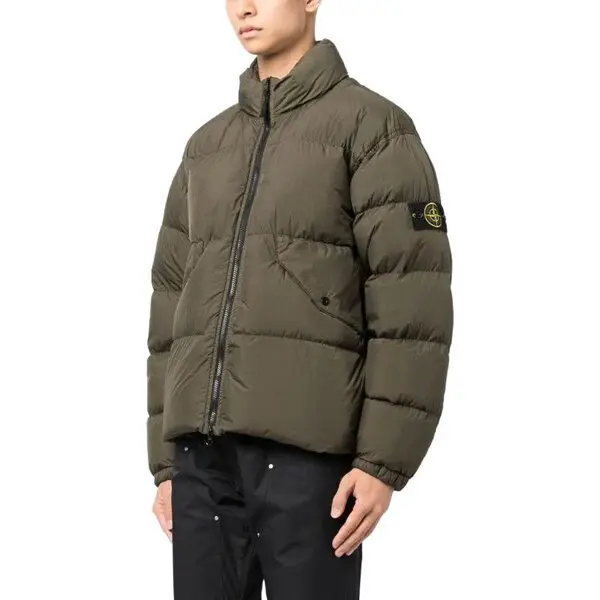 Stone Island Puffer Down Jacket - Olive Green