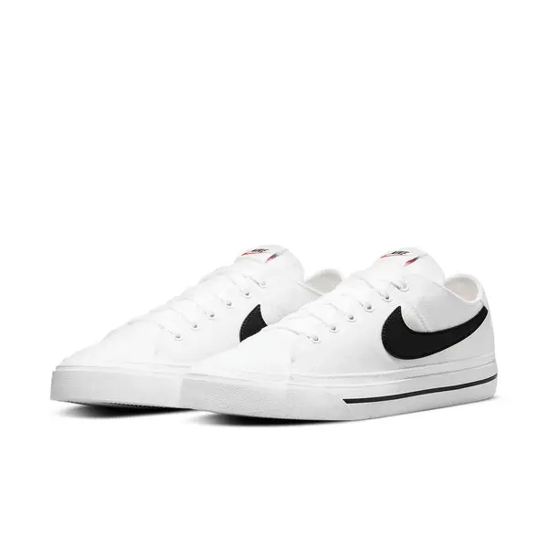 Nike Court Legacy Canvas Sneakers - White/black
