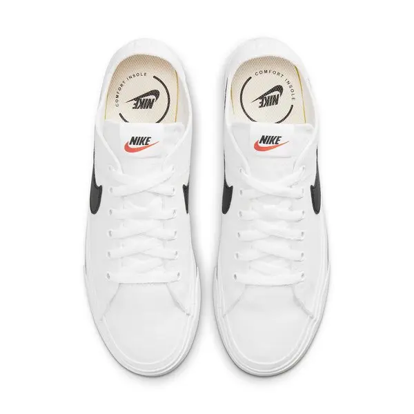 Nike Court Legacy Canvas Sneakers - White/black