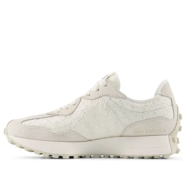 NEW BALANCE 327 Lace Up Sneakers - Sea Salt