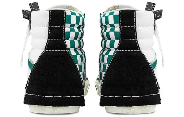 VANS Sk8-hi Reissue Cap High Top Sneakers - Black/green