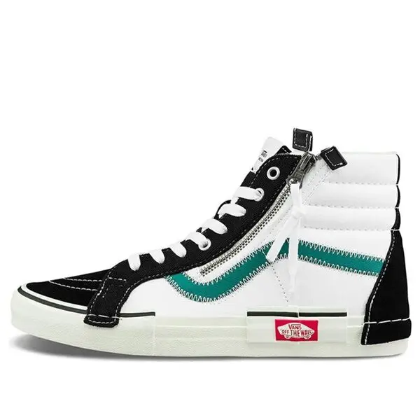 VANS Sk8-hi Reissue Cap High Top Sneakers - Black/green