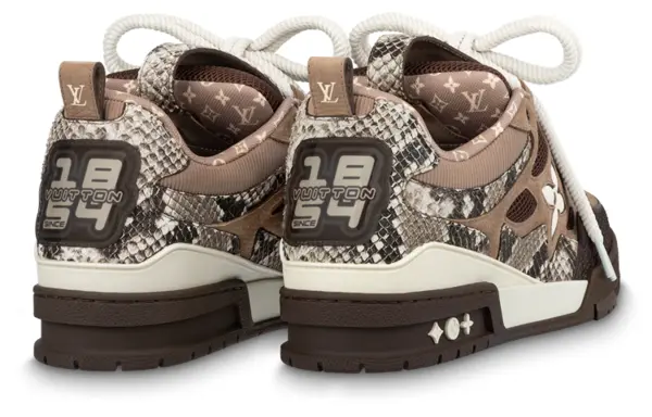 LOUIS VUITTON Skate Sneakers - Brown/white