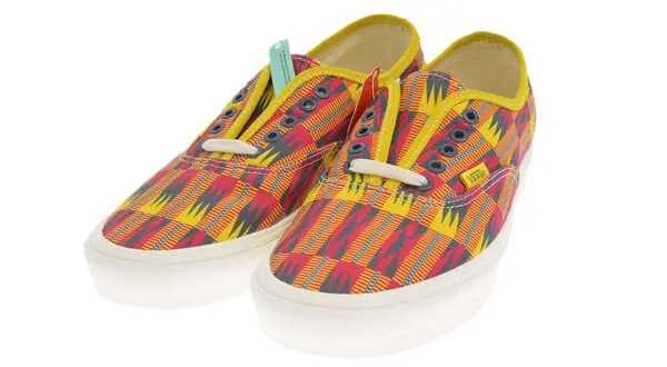 VANS Union X Comfycush Authentic "red Yellow" Low Top Sneakers - Red/yellow