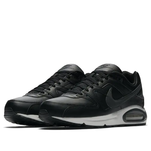 Nike Max Command Leather Sneakers - Black