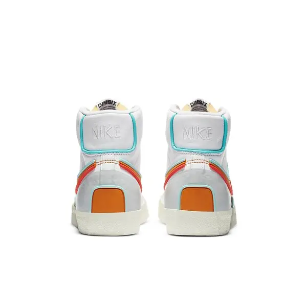 Nike Blazer Mid '77 Infinite High Top Sneakers - White/yellow/blue