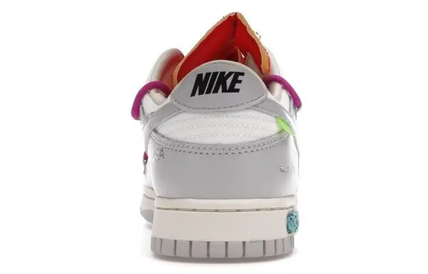 Nike X Off-white Dunk Low "the 50" Collection - Sail/neutral Grey-magenta
