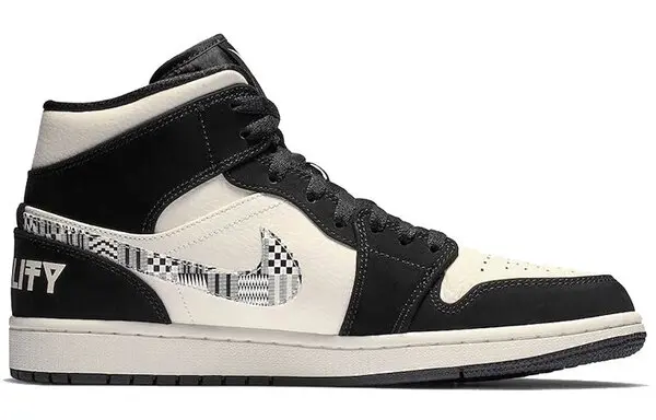 JORDAN 1 Mid Melo Se "equality - Black/white