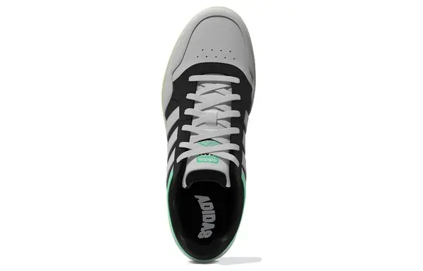 Adidas Hoops 3.0 Lifestyle Low Top Sneakers - Black/grey/teal