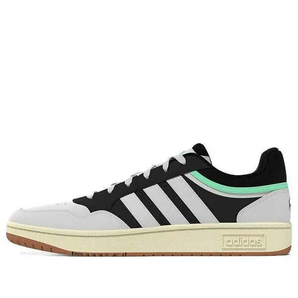Adidas Hoops 3.0 Lifestyle Low Top Sneakers - Black/grey/teal