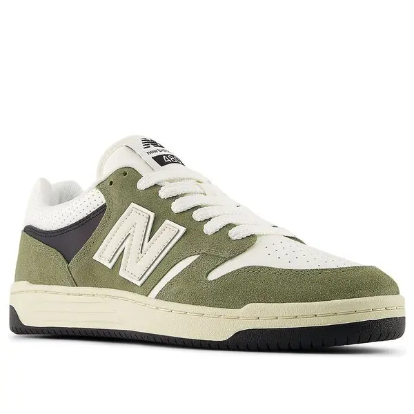 NEW BALANCE 480 Sneakers - Dark Olivine/sea Salt