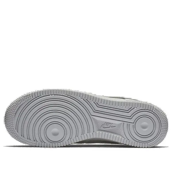 Nike Force 1 Low Athletic Sneakers - Goldsilver