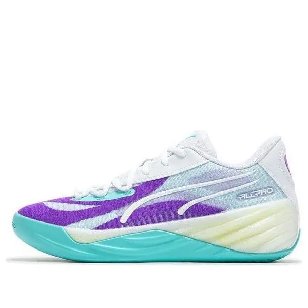 PUMA All-pro Nitro Sneakers - White/aqua/purple