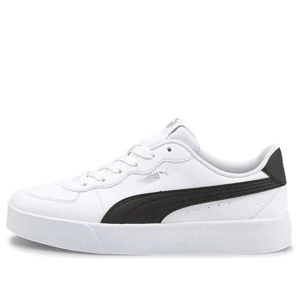 PUMA Skye Clean Low Top Sneakers - White/black