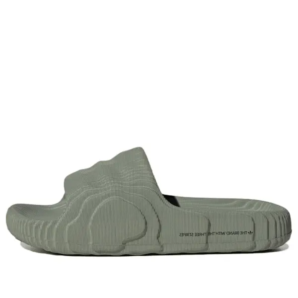 Adidas Adilette 22 Slides - Silver Green/silver Green/core Black
