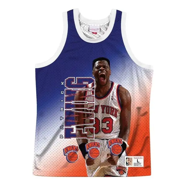 Mitchell & Ness Patrick Ewing "33" New York Knicks Retro Jersey - Default Colorway