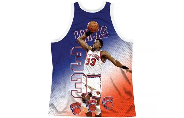Mitchell & Ness Patrick Ewing "33" New York Knicks Retro Jersey - Default Colorway