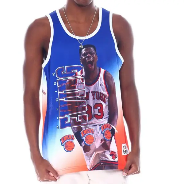 Mitchell & Ness Patrick Ewing "33" New York Knicks Retro Jersey - Default Colorway