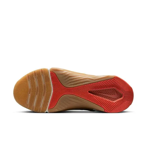 Nike Metcon Athletic Sneakers - Flat Pewter/gum Medium Brown/light Crimson